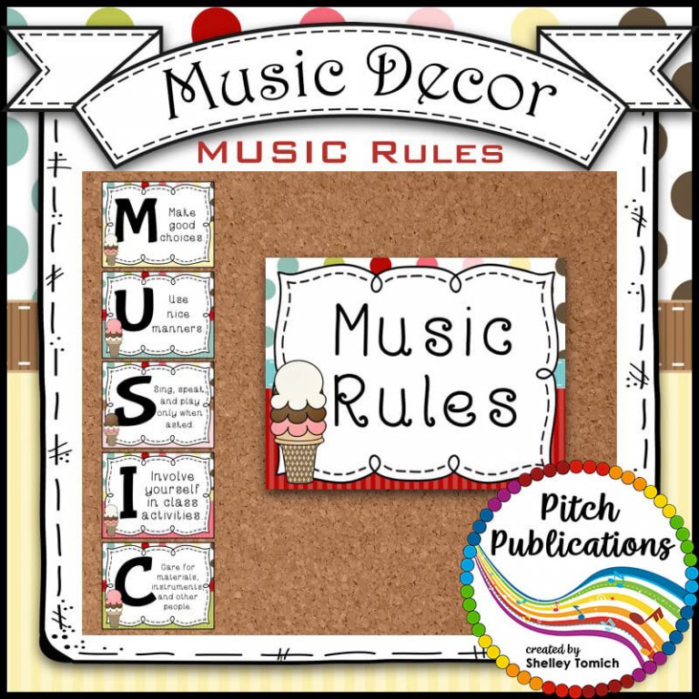 Music Decor - SWEET SHOPPE - Music Rules Posters, Tattling, and more!