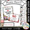 Music Decor - SWEET SHOPPE - Music Rules Posters, Tattling, and more!
