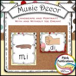 Music Decor - SWEET SHOPPE - Curwen Solfege Hand Signs