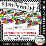 Music Centers: Pitch Parkway - Bass Clef Customizable Game, Practice