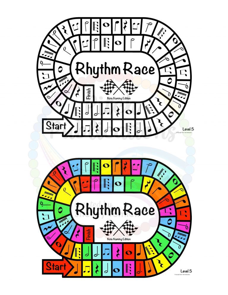 Music Centers: Rhythm Race Note Naming Edition Level 5 - Rhythm Game