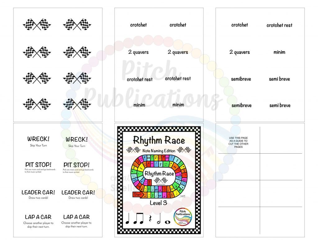 Music Centers: Rhythm Race Note Naming Edition Level 3 - Rhythm Game