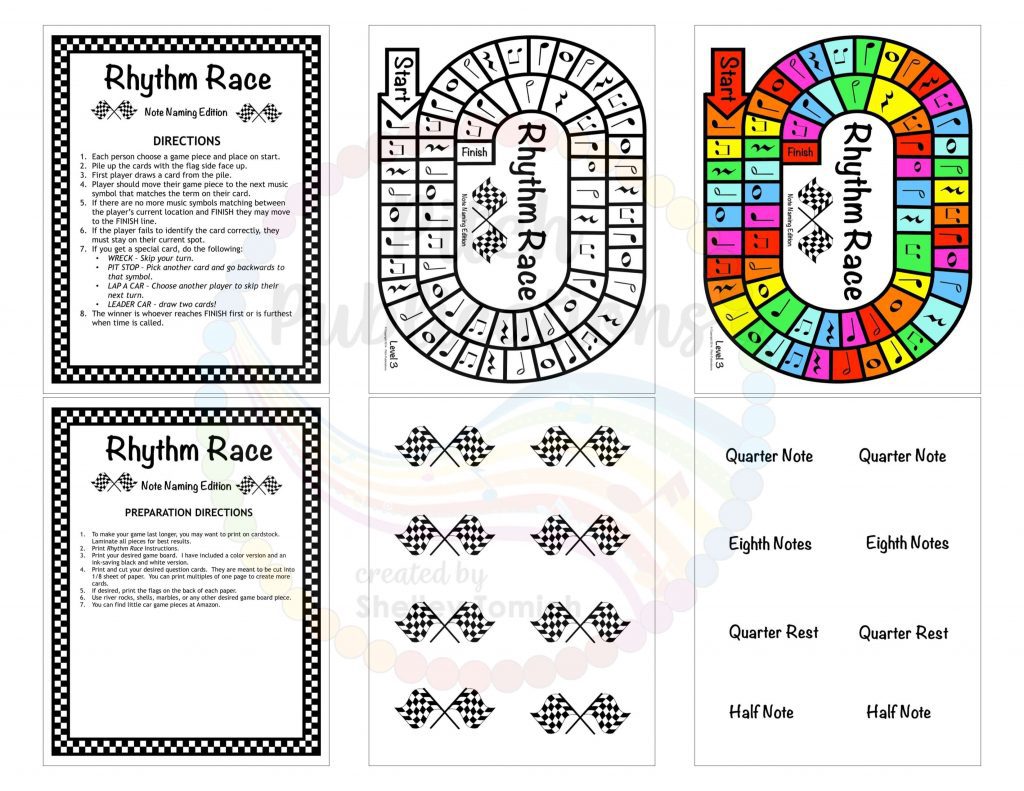 Music Centers: Rhythm Race Note Naming Edition Level 3 - Rhythm Game