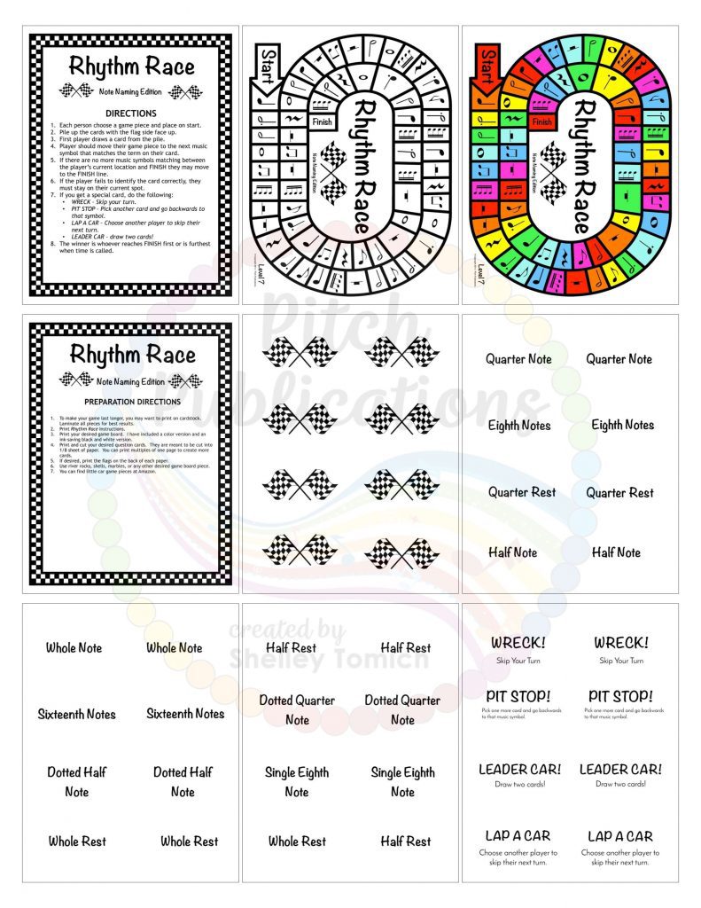 Music Centers: Rhythm Race Note Naming Edition Level 7 - Rhythm Game