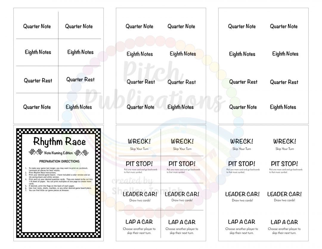 Music Centers: Rhythm Race Note Naming Edition Level 1 - Rhythm Game
