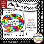 Music Centers: Rhythm Race Note Naming Edition Level 1 - Rhythm Game
