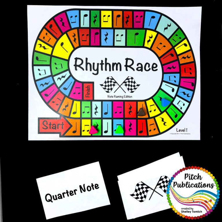 Music Centers: Rhythm Race Note Naming Edition Level 1 - Rhythm Game