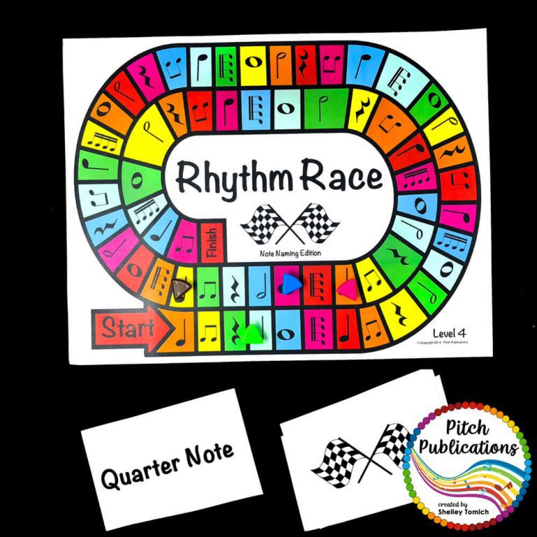 Music Centers: Rhythm Race Note Naming Edition Level 4 - Rhythm Game