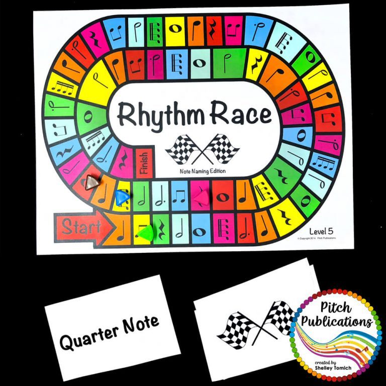Music Centers: Rhythm Race Note Naming Edition Level 5 - Rhythm Game