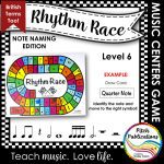 Music Centers: Rhythm Race Note Naming Edition Level 6 - Rhythm Game