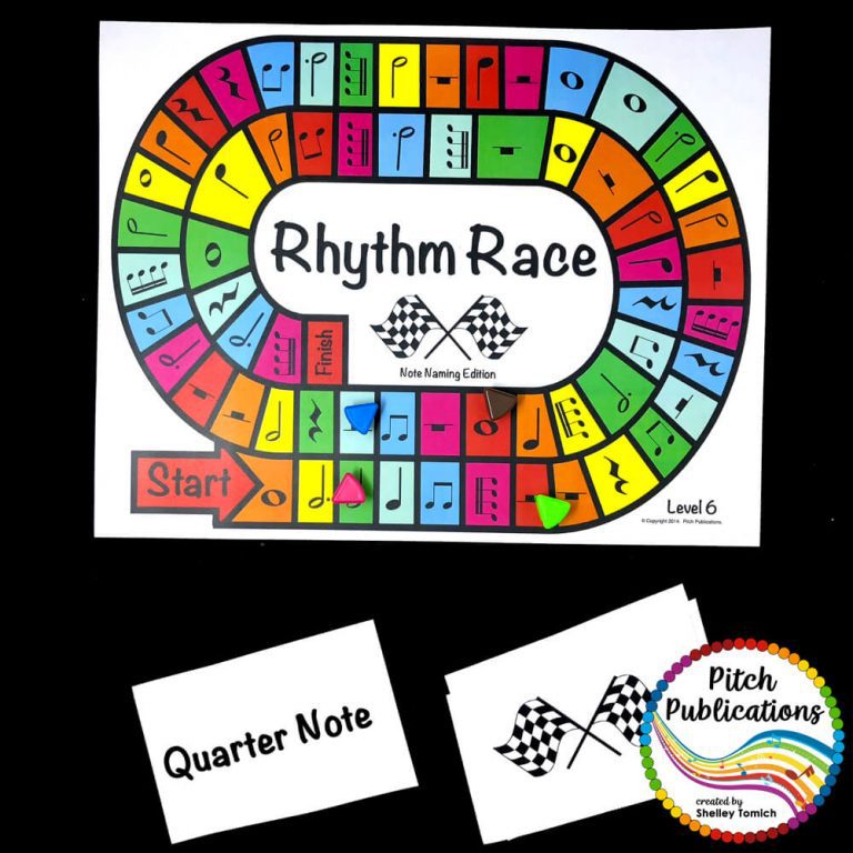 Music Centers: Rhythm Race Note Naming Edition Level 6 - Rhythm Game