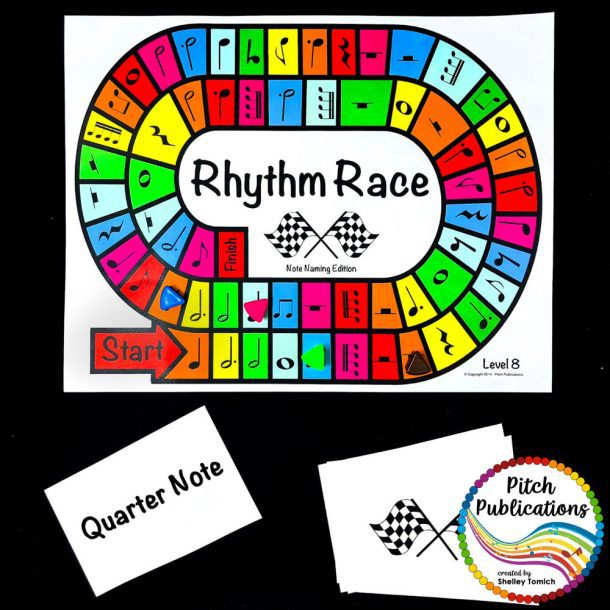 Music Centers: Rhythm Race Note Naming Edition Level 8 - Rhythm Game