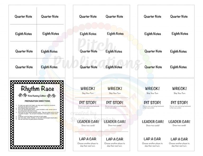 Music Centers: Rhythm Race Note Naming Edition Level Beginner - Rhythm Game