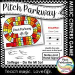 Music Centers: Pitch Parkway - Solfege Do Re Mi Sol Game, Practice