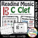 C Clef (Alto Clef and Tenor Clef) Presentation & Exit Ticket-Lesson Plan