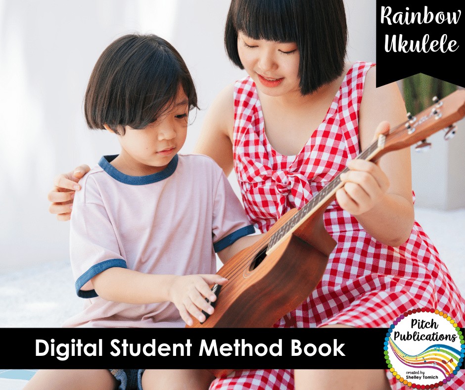 Rainbow Ukulele Baritone Curriculum - Reproducible Student Method Book