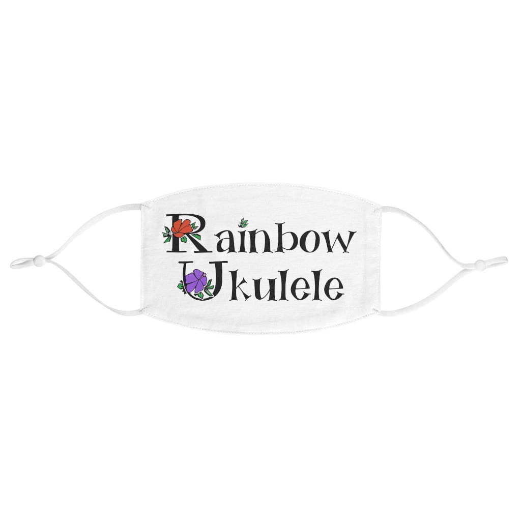 Rainbow Ukulele ® - Fabric Face Mask - Pitch Publications with Shelley ...
