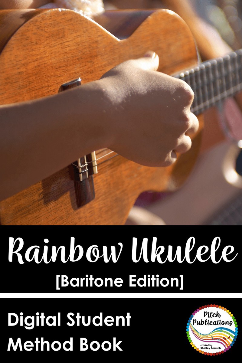 Rainbow Ukulele Baritone Curriculum - Reproducible Student Method Book