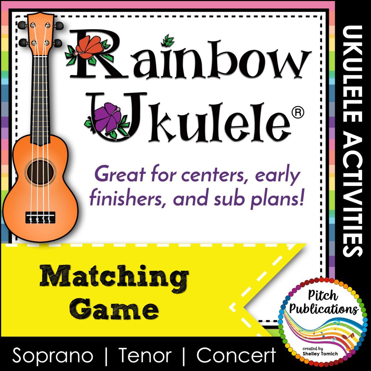 Ukulele Activities Megabundle for Centers, Subplans, Early Finishers
