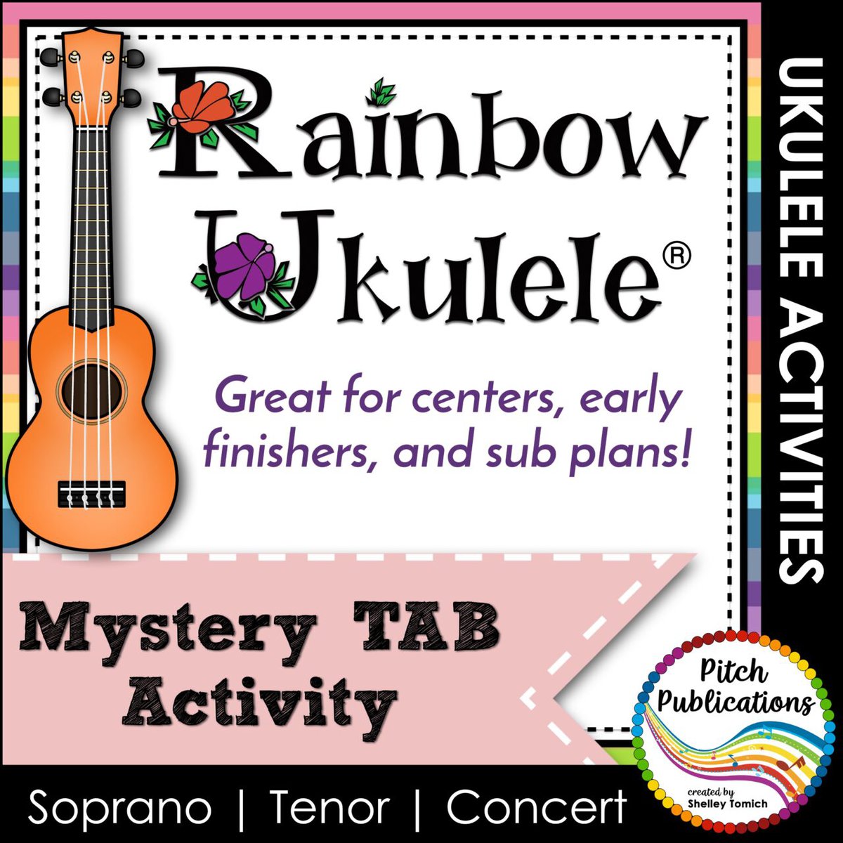 Ukulele Activities Megabundle for Centers, Subplans, Early Finishers