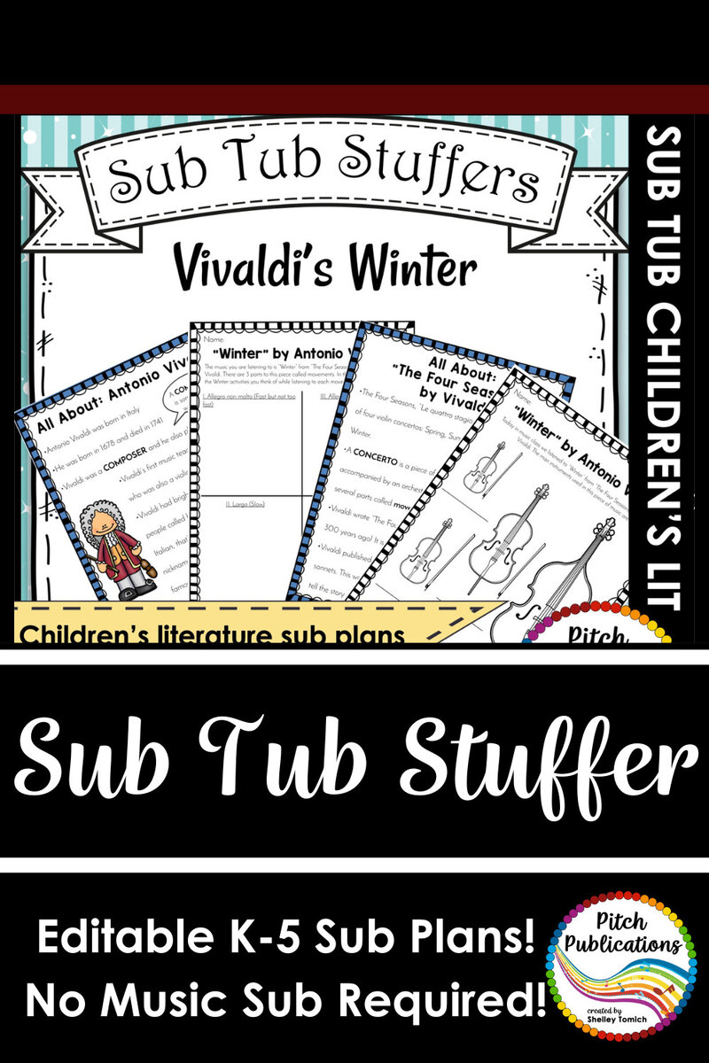 Music Sub Tub Stuffers: Vivaldi's Winter