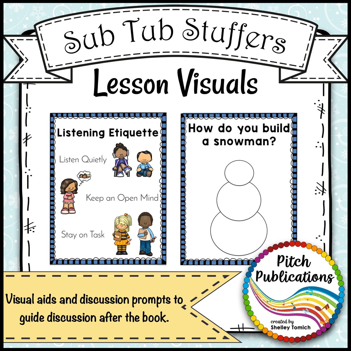 Music Sub Tub Stuffers: K-5 Substitute Plan -Snowmen at Night